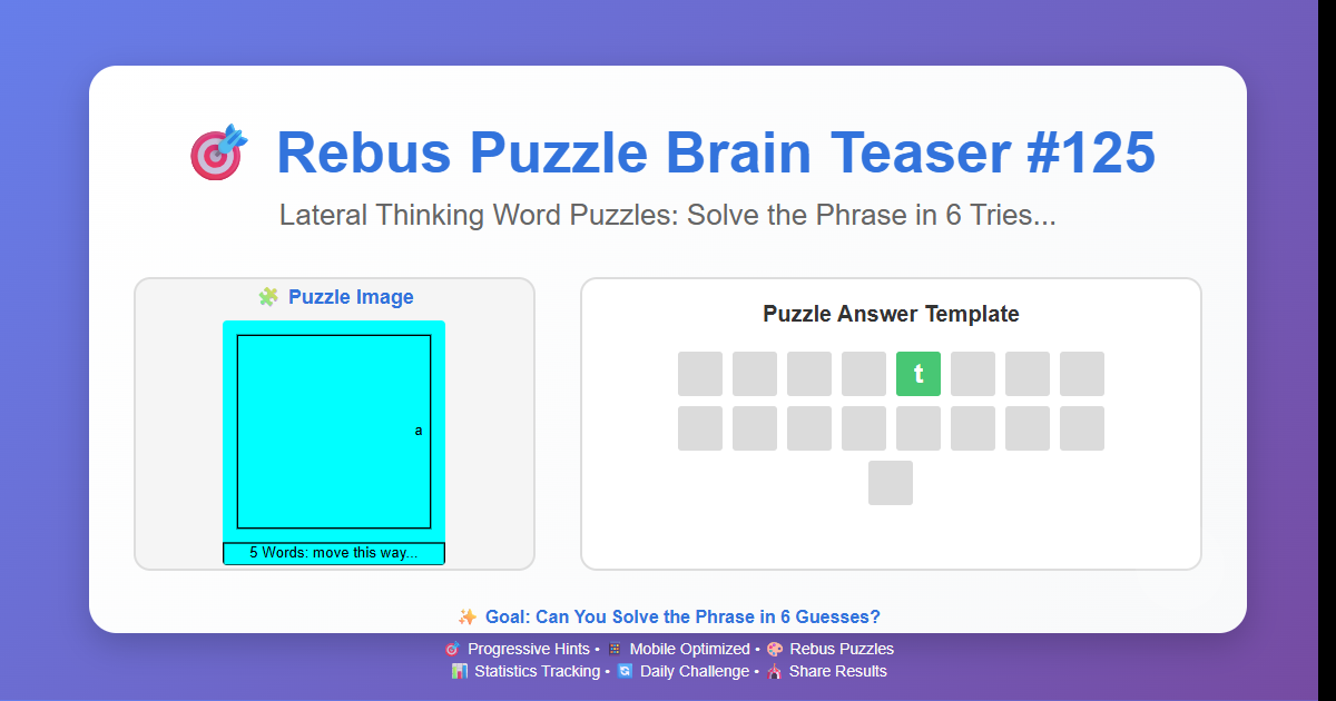 Rebus Puzzle 125 | Free Rebus Puzzle & Brain Teaser with Answers | Puzz.com